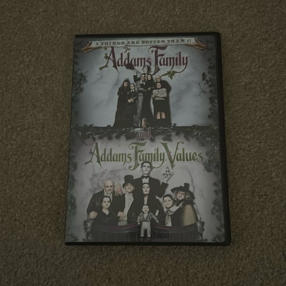 Media | Addams Family And Addams Family Values Dvd | Poshmark